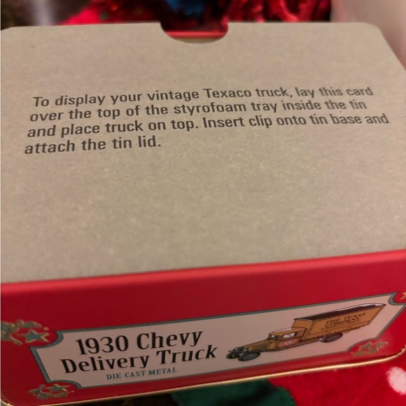 Texaco Chevy collectors | Other | Nwt In Box Texaco Collectors Club 93 ...